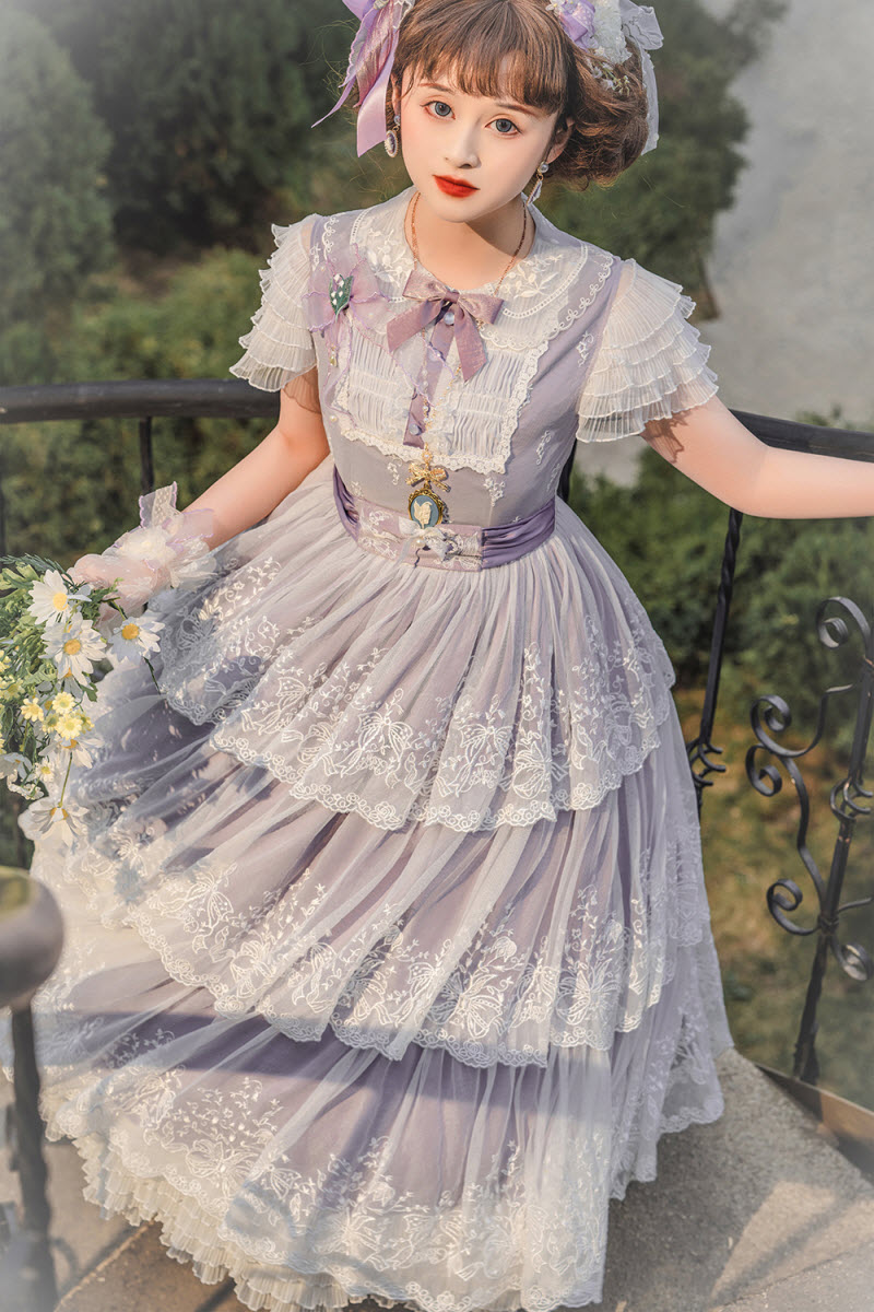 Miss Point -A Glimpse of You- Tiered Lolita OP Dress